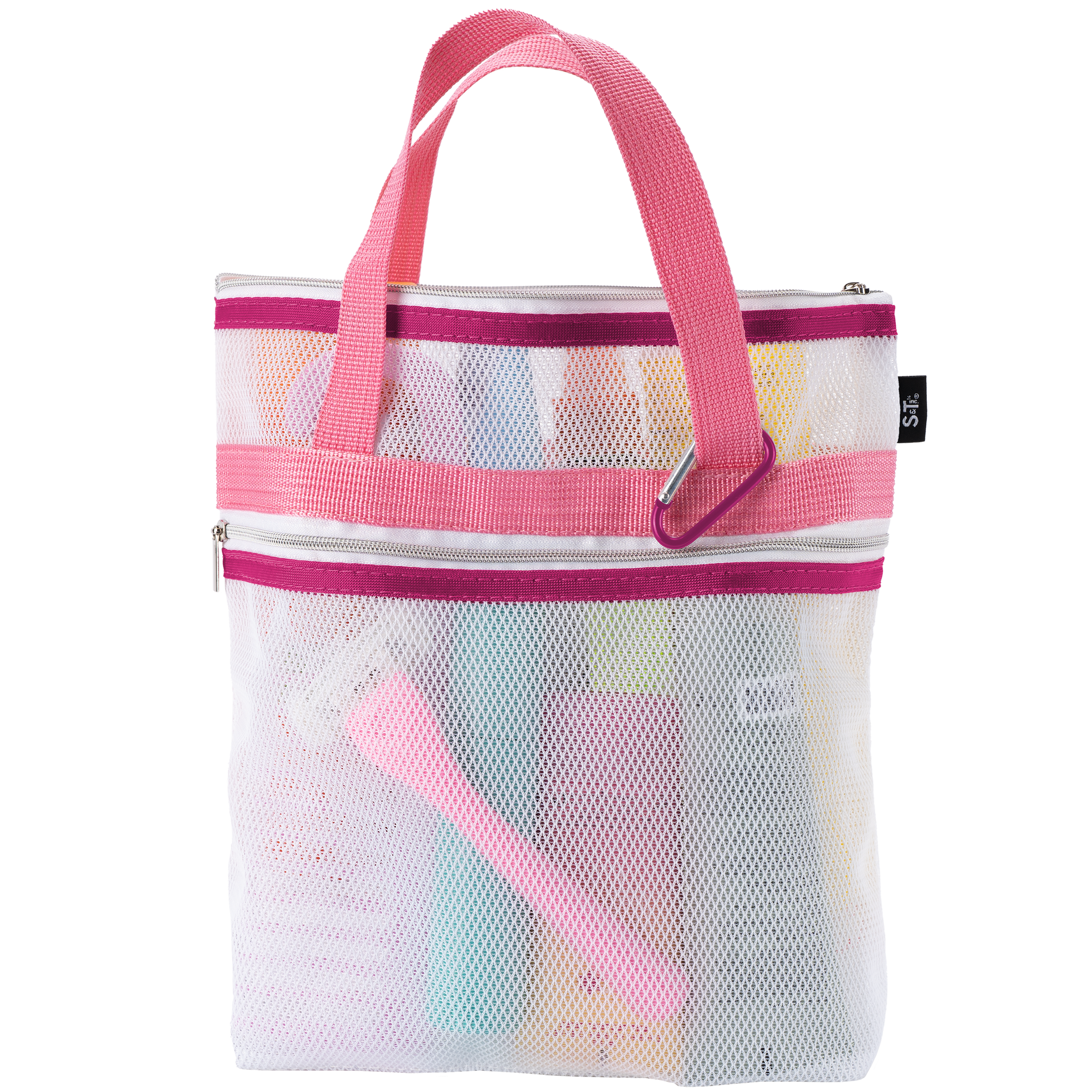 mesh shower tote