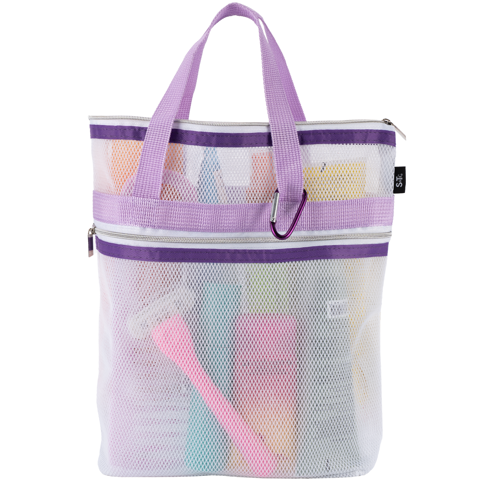 mesh shower tote
