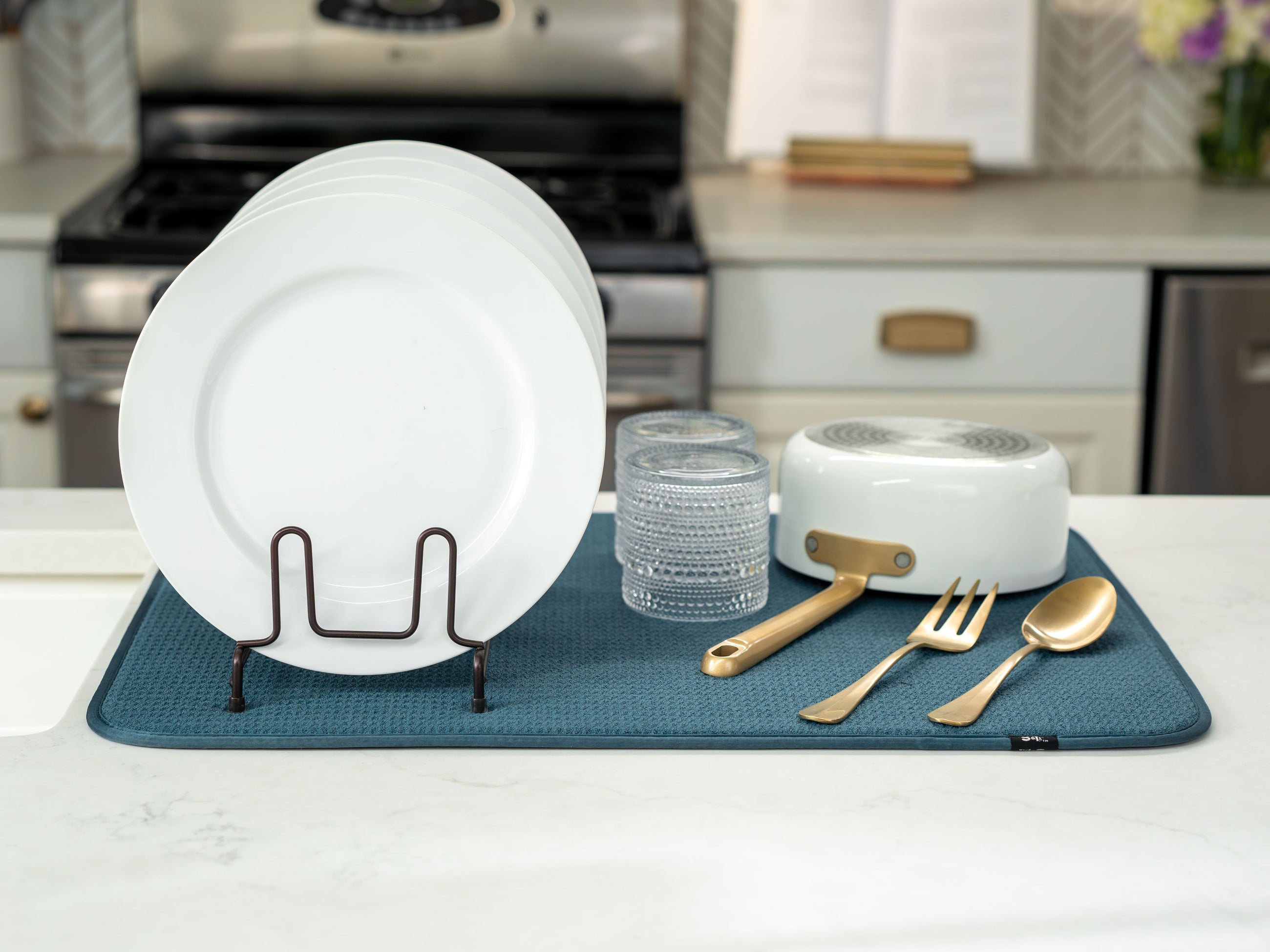 honeycomb dish drying mat